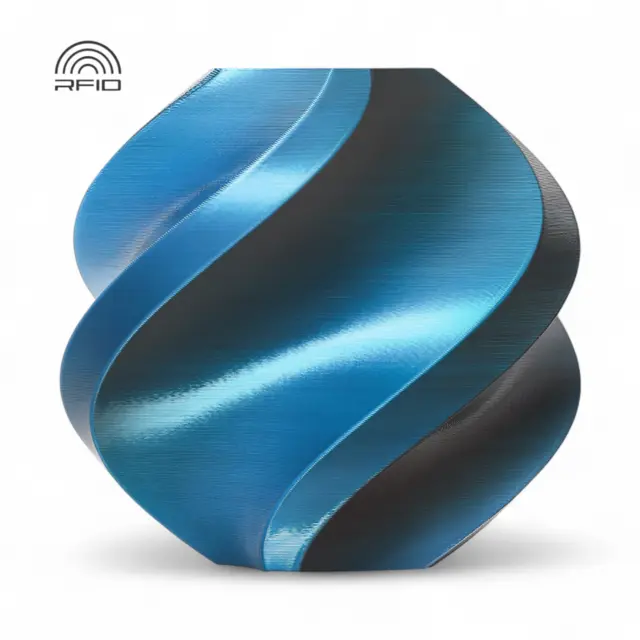 Bambu Lab PLA Silk Multi-Color Phantom Blue (Blue-Black) - Polyalkemi AS
