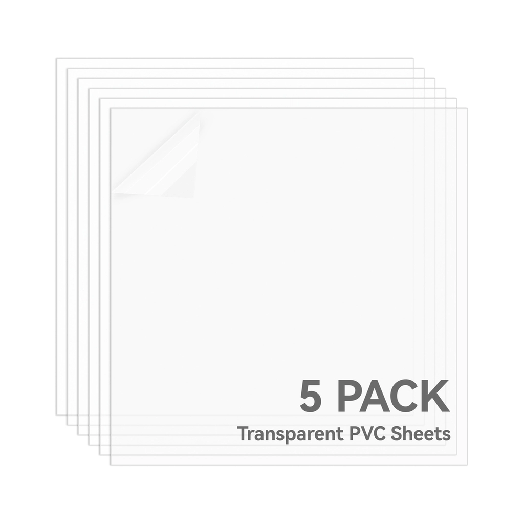 Bambu Lab Transparent PVC Sheets 0.3mm , 5pcs - Polyalkemi AS
