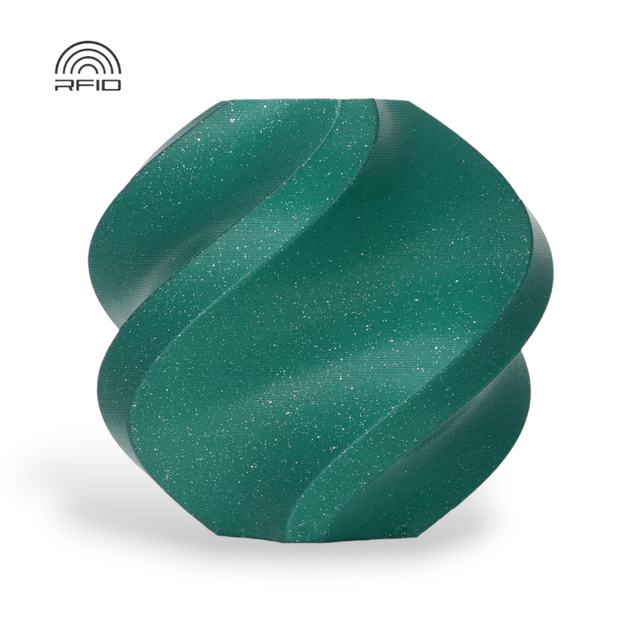 Bambu Lab PLA Sparkle Alpine Green Sparkle - Polyalkemi AS